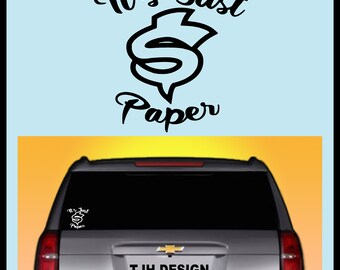 Its Just Paper Decal - Etsy