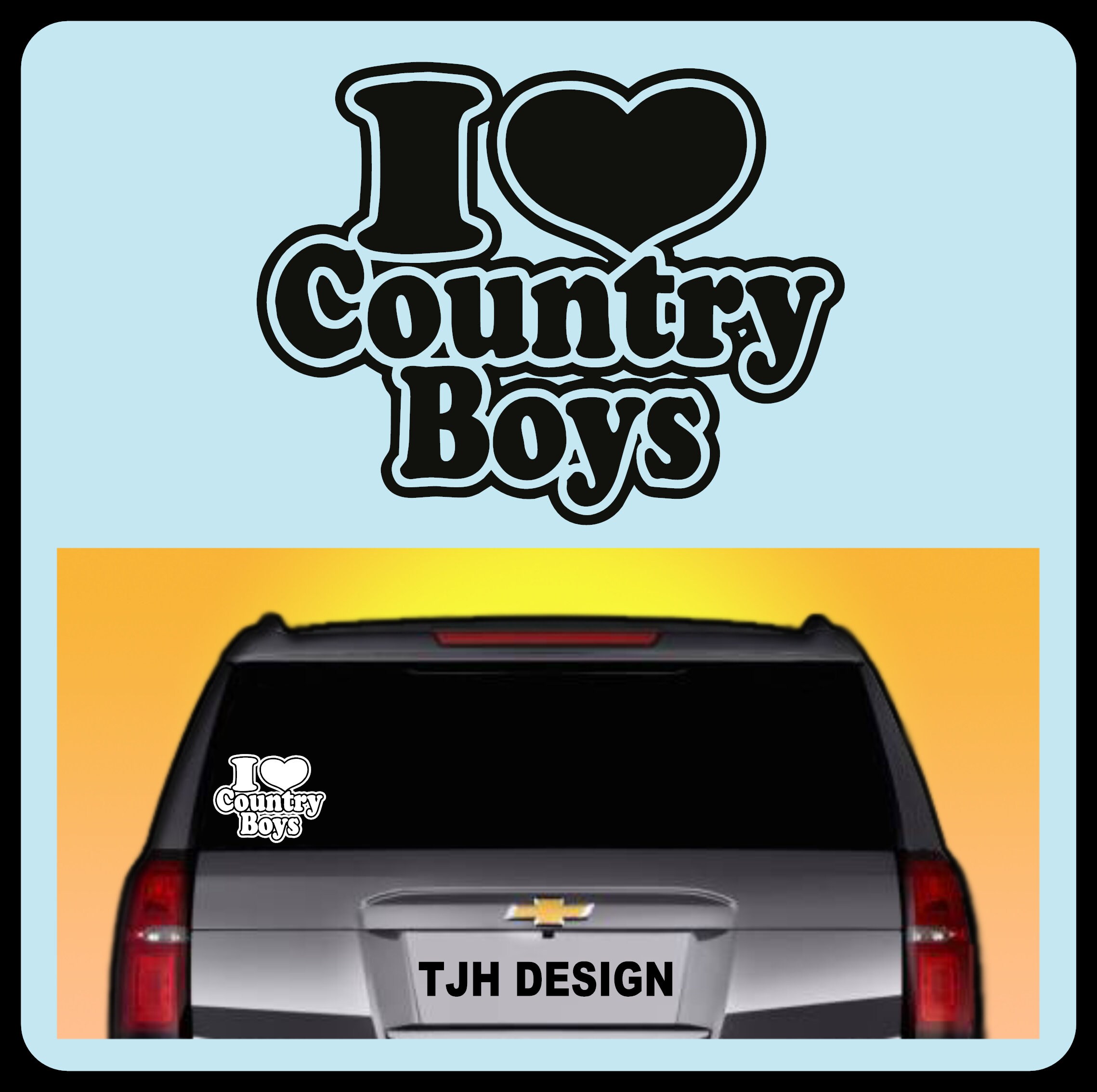 Country Boy Decals
