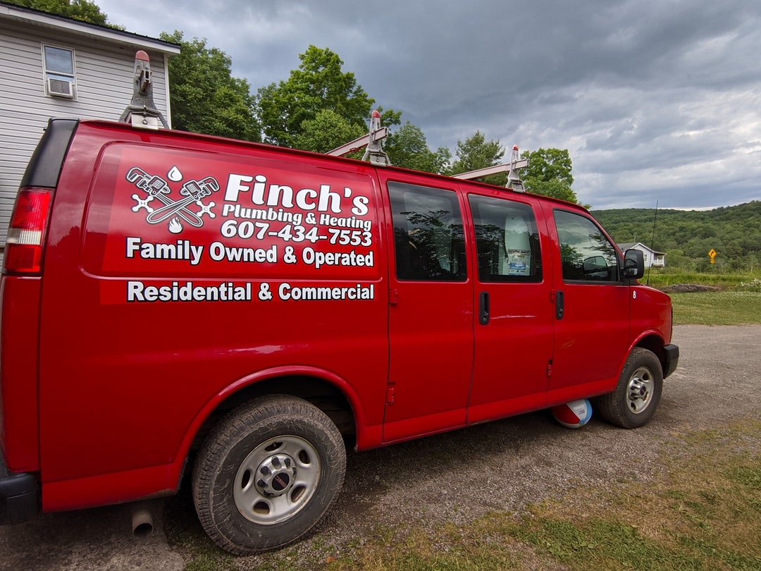 Two Color Van Lettering Panel Van Trailer Vinyl Lettering Free Shipping ...