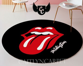 Rolling Stones Logo Carpets - Etsy