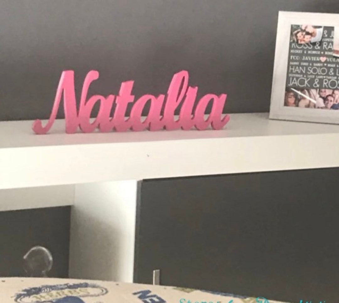 Personalized Free Standing Name Plate Decoration Letter Sign - Etsy