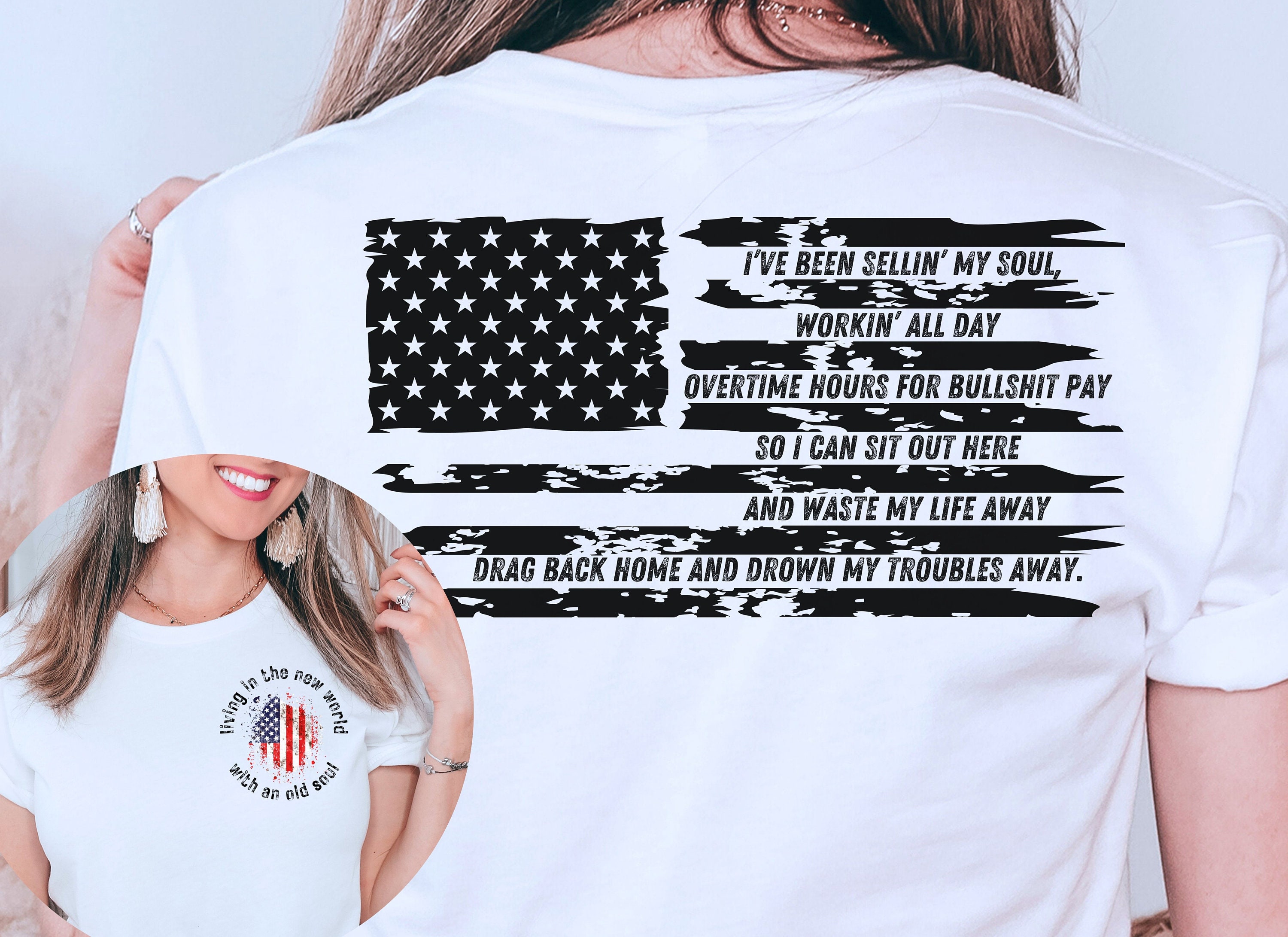 Rich Men North of Richmond, Oliver Anthony Tshirt, Old Soul Living in ...