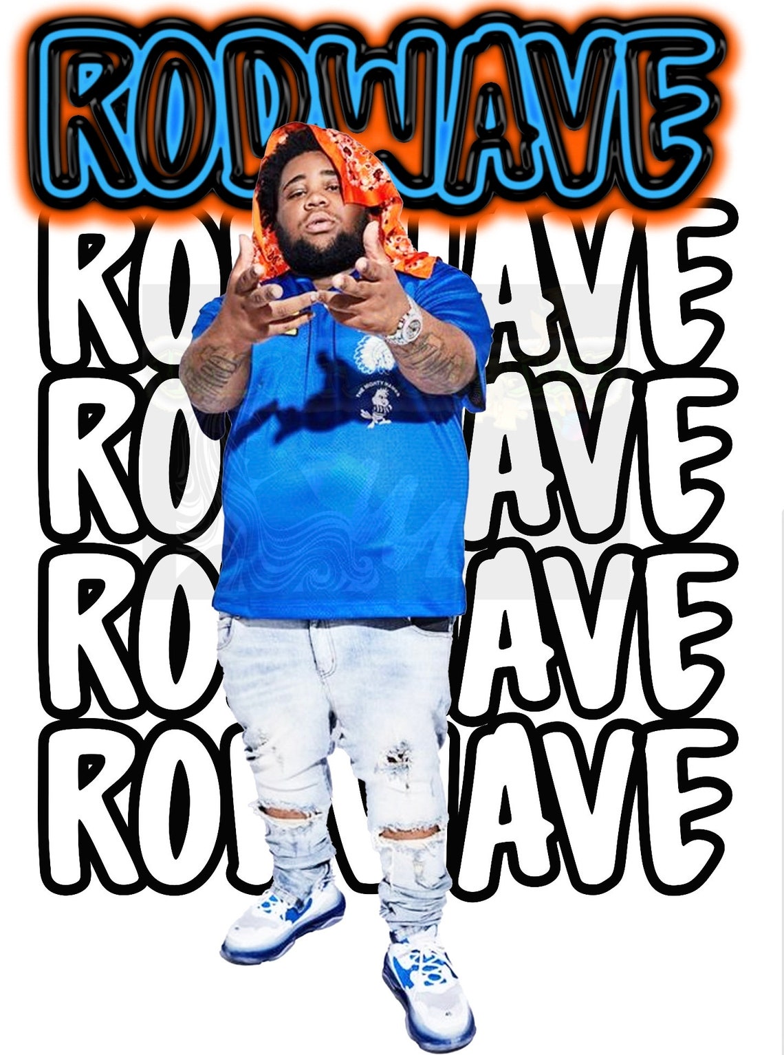 Rod Wave Digital Design Png - Etsy