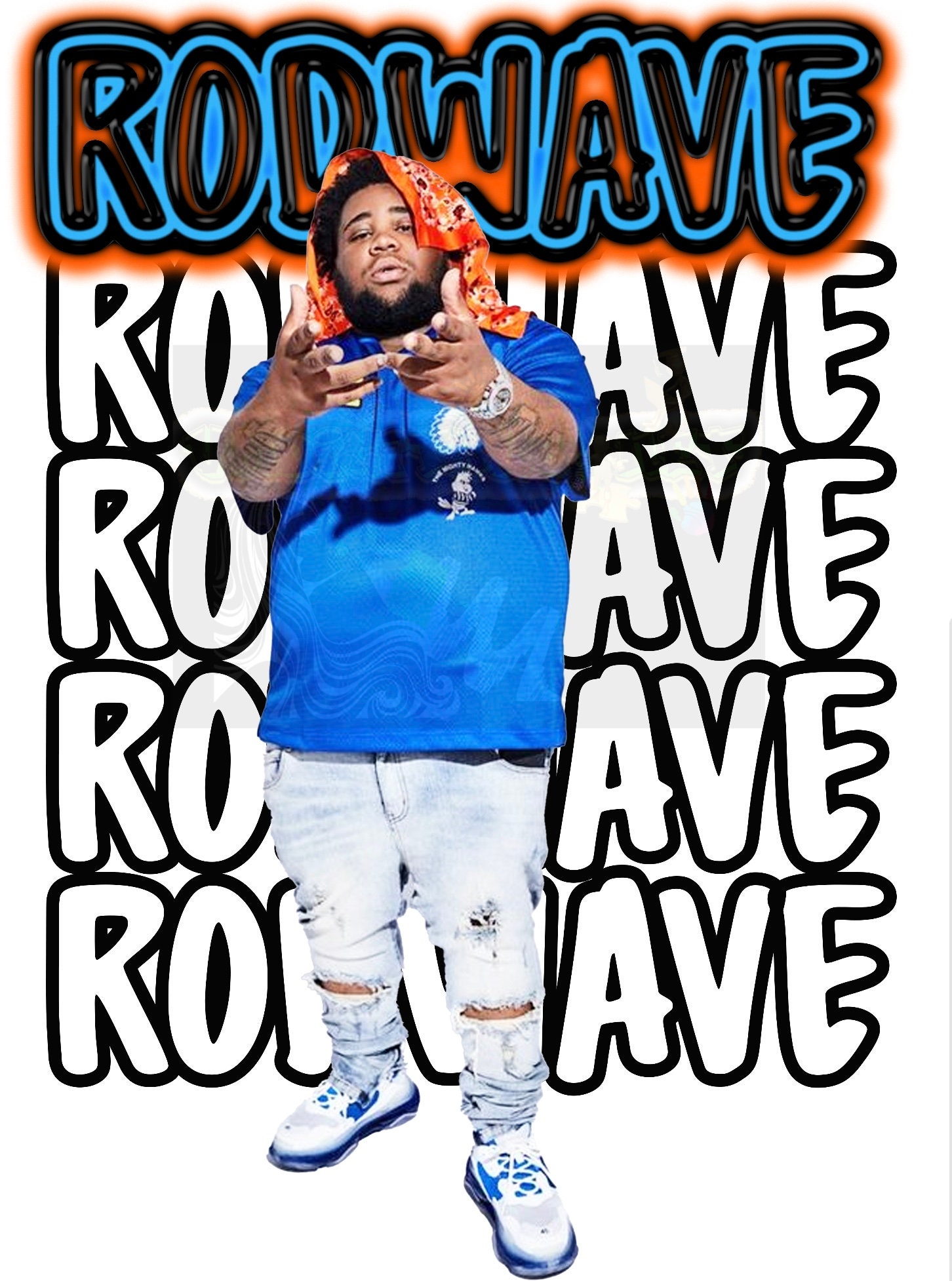 Rod Wave Digital Design Png - Etsy