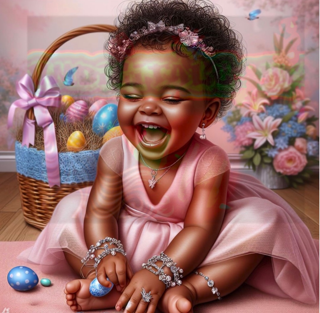 Easter Baby Girl Kid Design Png for Sublimation - Etsy