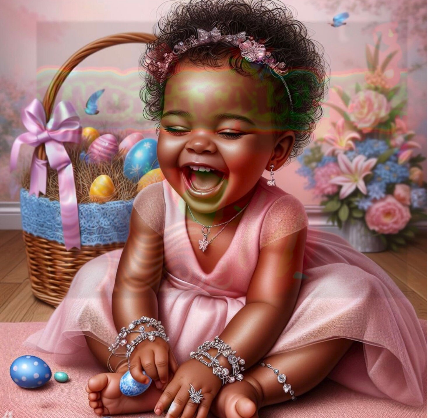 Easter Baby Girl Kid Design Png for Sublimation - Etsy