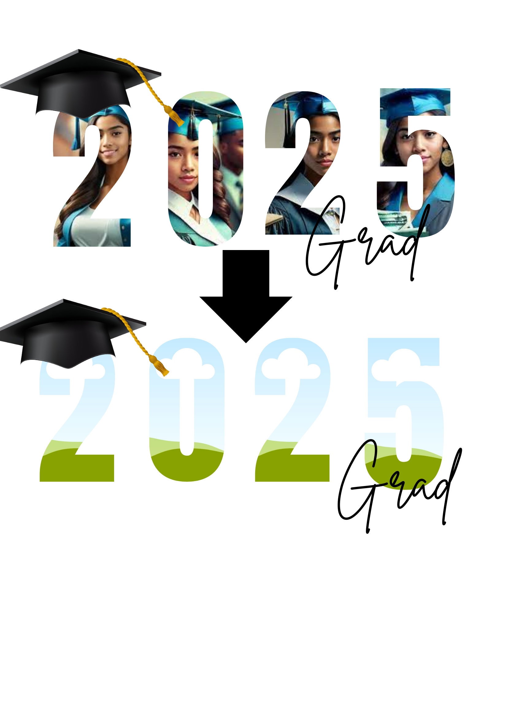 2025 Graduation Canva Editable Template Design Png for Sublimation, Dtf ...