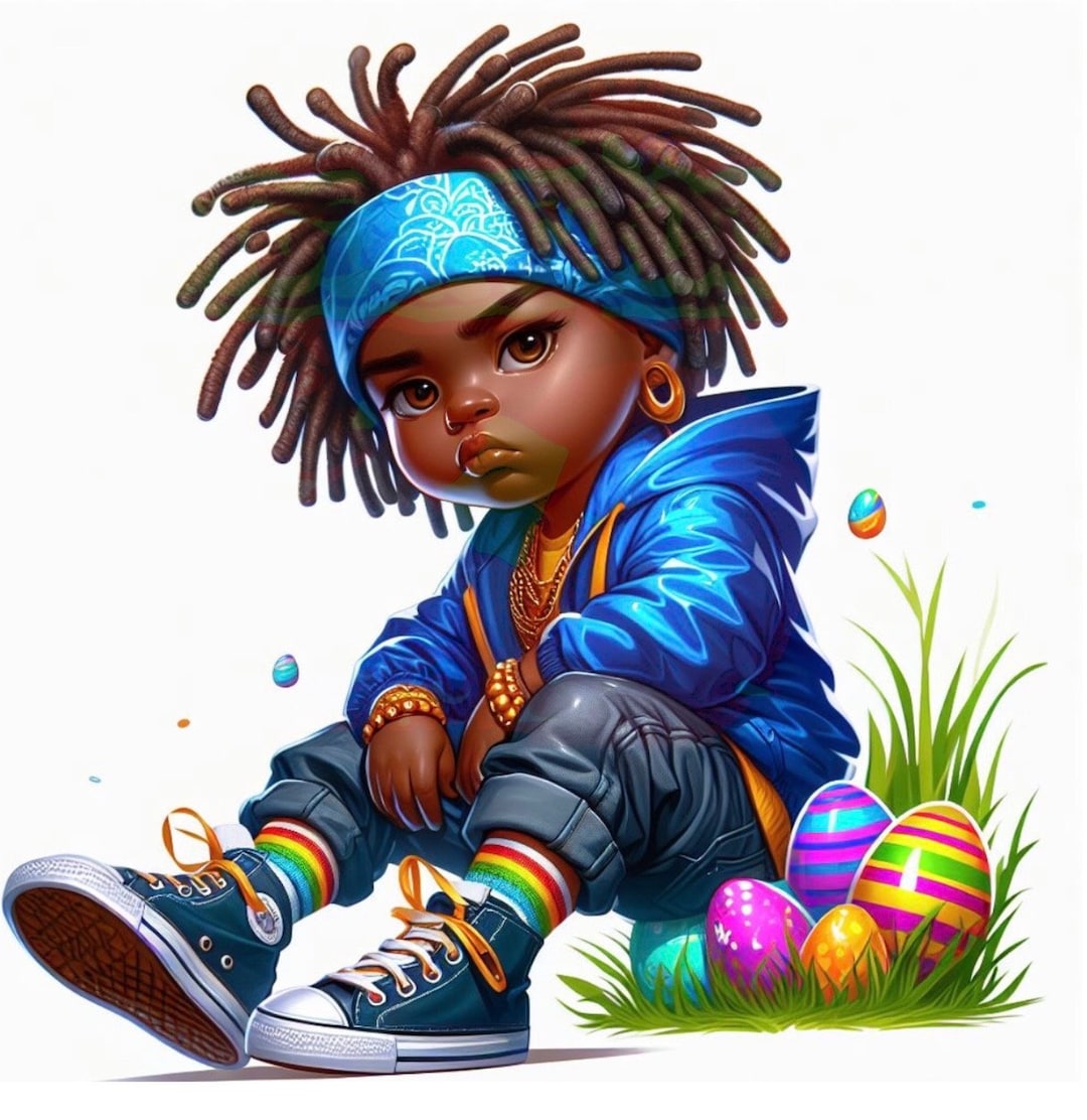 Easter Boy Urban Design Png for Sublimation Clip Art Shirts Cups and ...