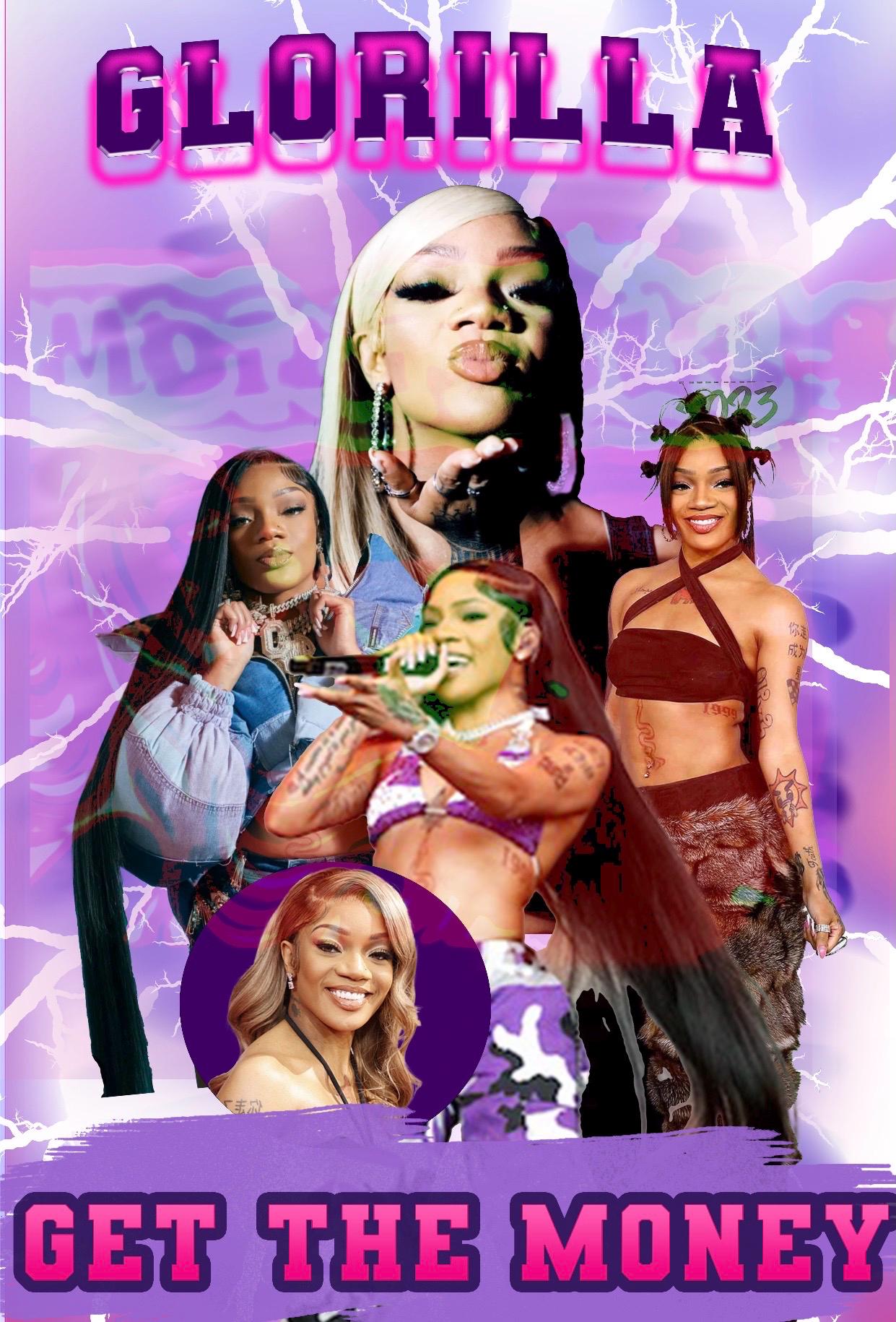 Glorilla the Rap Queen Design. Get the Money Glorilla Design for ...