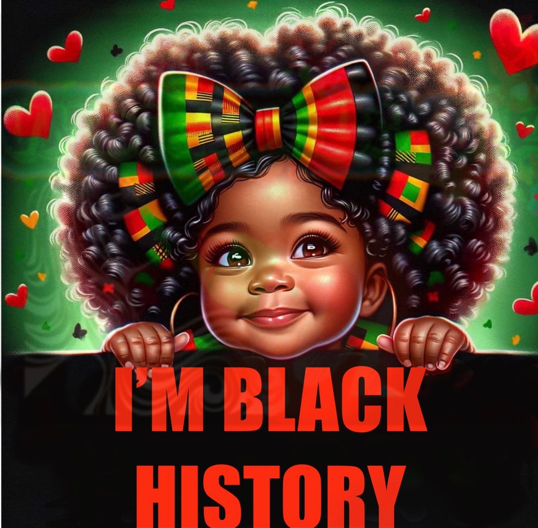 Black History Girl Design Png - Etsy