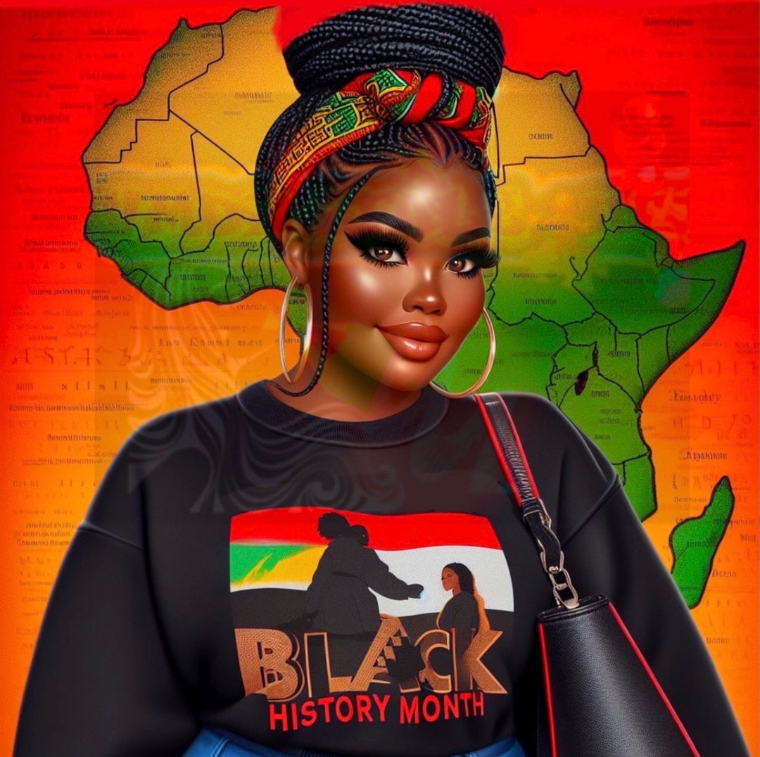 Black History Queen Design Png - Etsy