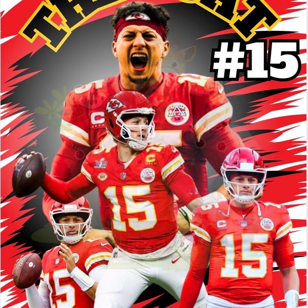 Patrick Mahomes Clip Art - Etsy
