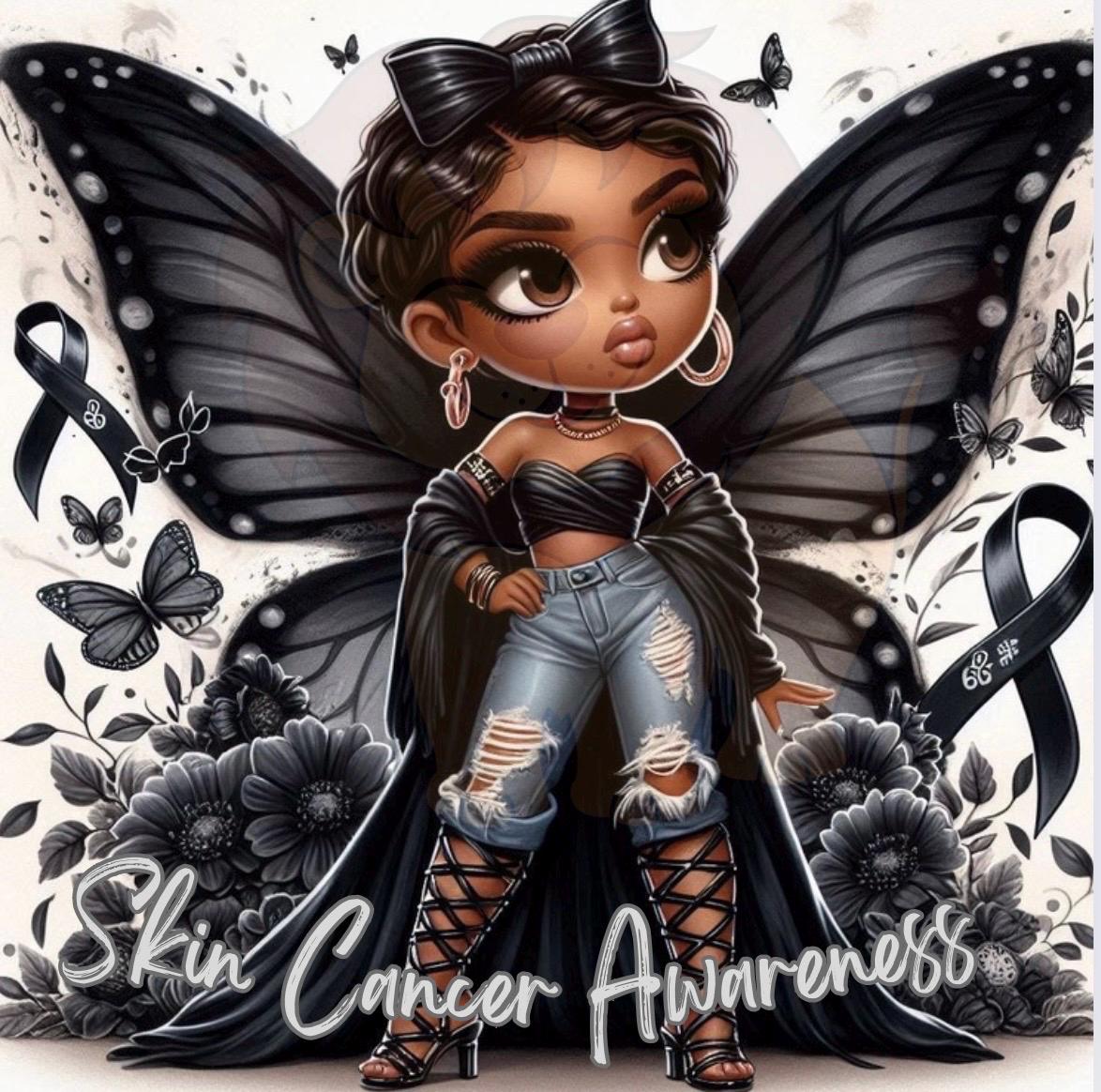 Sickle Cell Awareness Design , Melanin Girl , Afro Girl for Sublimation ...