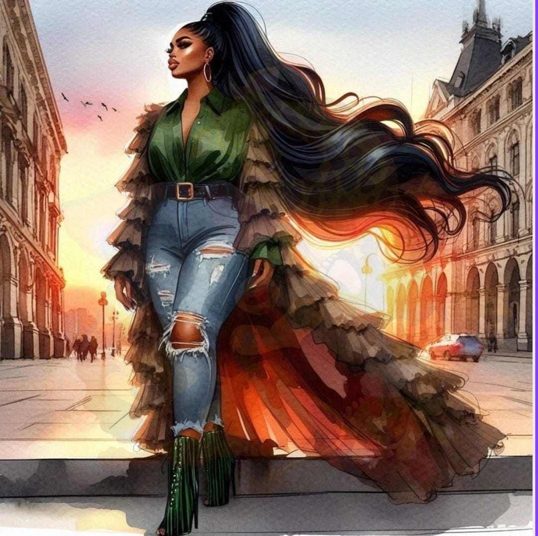 Black Girl Magic Queen Png Design Clipart Journals Shirts and More for ...