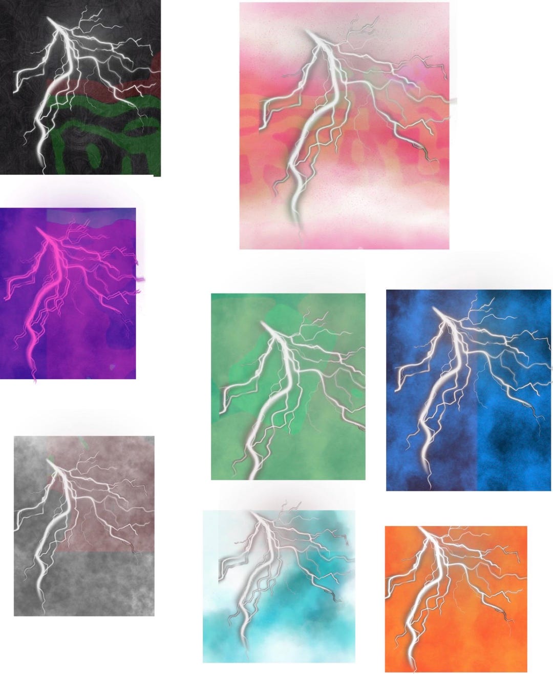 Bootleg Background Bundle for Your Shirt Design Png , Bootleg Colorful ...