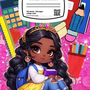 Composition Notebook Template Bundle for Canva Only Link for Immediate ...