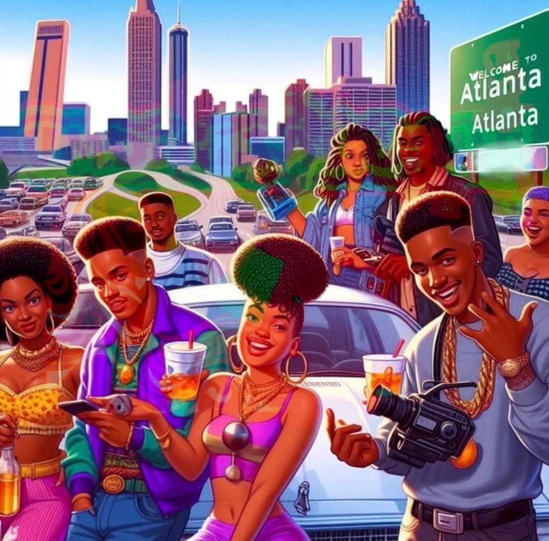 Freaknik Party 1983 Cartoon Image Design Png for Sublimation - Etsy