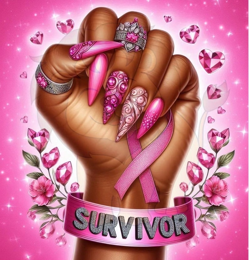 Breast Cancer Awareness and Survivor Design Png for Sublimation Breast ...