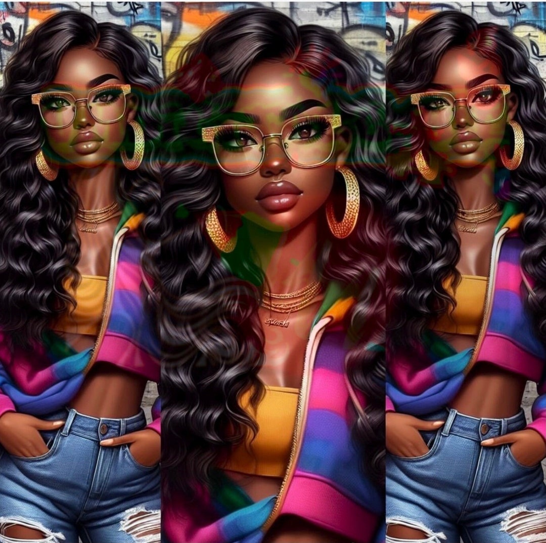 Black Women Design Png Afro Queen - Etsy