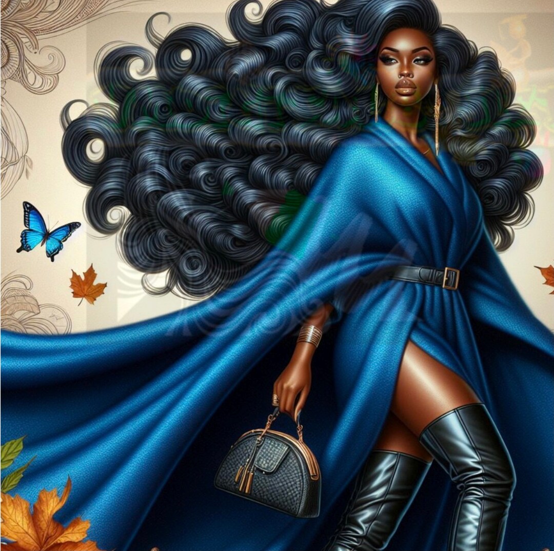 Beautiful Black Girl Magic Queen Png Design - Etsy