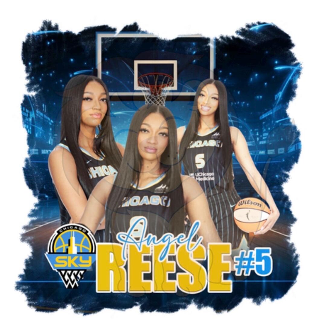 Angel Reese Design Png for Sublimation Clip Art, Basketball Design ...