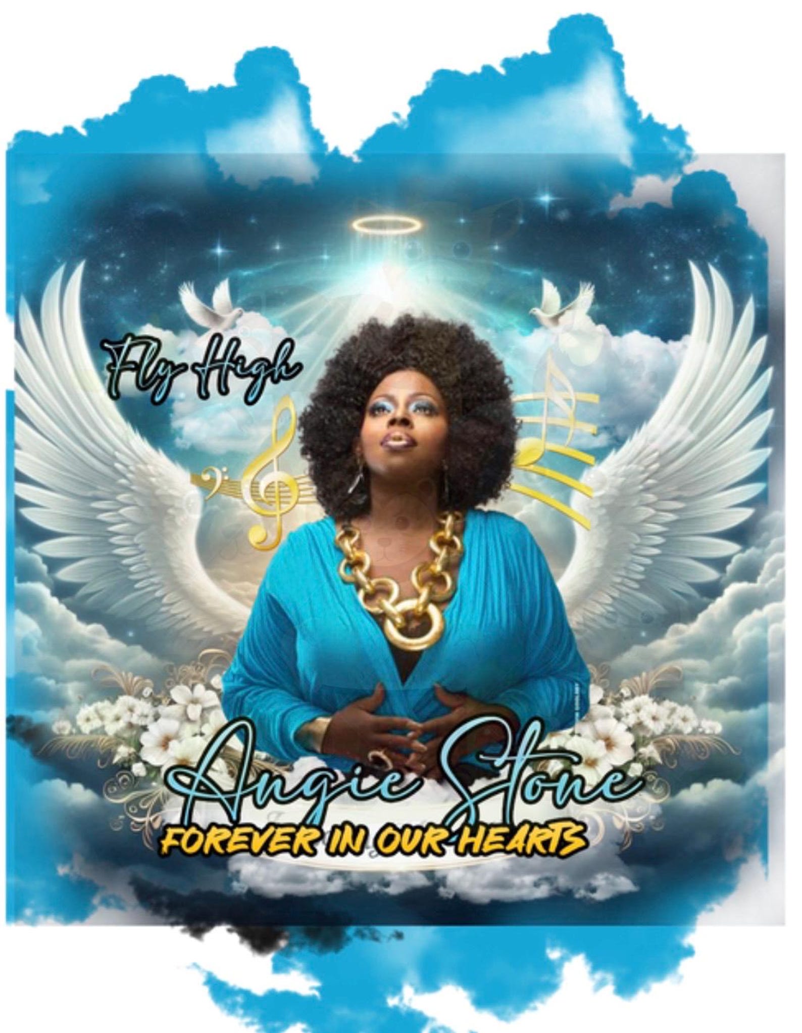 Angie Stone Rb Diva Queen of Soul Music, Design Png for Sublimation Dtf ...