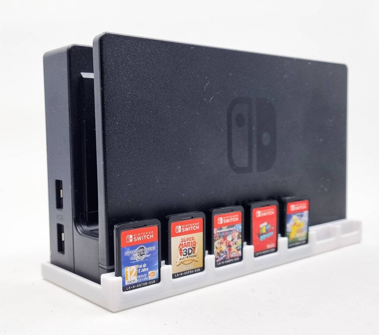 Nintendo Switch Dock and Cartridge Game Holder Holds 7 Game Cards - Etsy