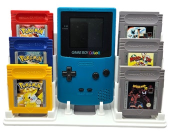Gameboy Color Console & 6 Game Display Stand 3D Printed Nintendo - Etsy