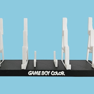 Gameboy Color Console & 6 Game Display Stand 3D Printed Nintendo - Etsy