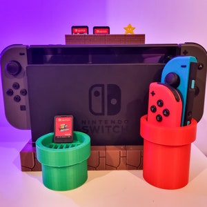 Mario Themed Nintendo Switch Dock Stand | 3D Printed Display Stand - Etsy