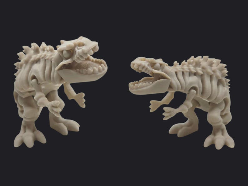 Articulated Godzilla Skeleton Flexi Fidget Toy | 3d Printed - Etsy