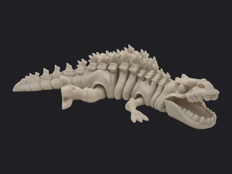 Articulated Godzilla Skeleton Flexi Fidget Toy | 3d Printed - Etsy