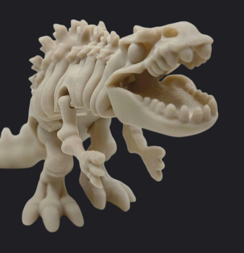 Articulated Godzilla Skeleton Flexi Fidget Toy | 3d Printed - Etsy