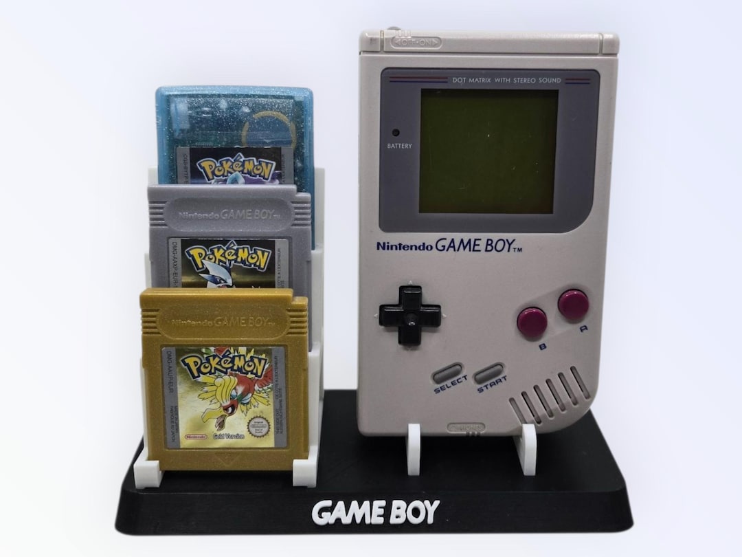 Gameboy Original 3 Game Display Stand | 3D Printed | Nintendo | DMG-01 ...