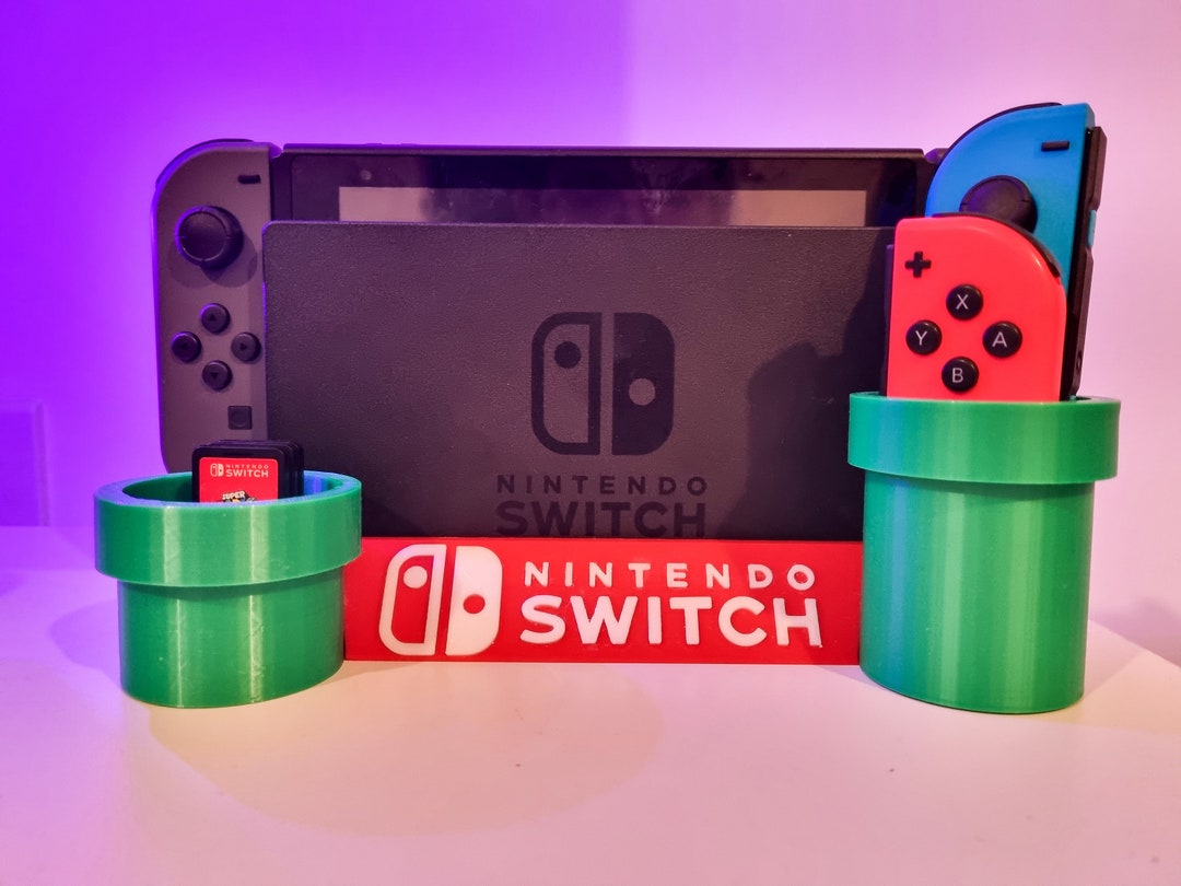 Mario Warp Pipe Nintendo Switch Dock Stand | 3D Printed Display Stand ...