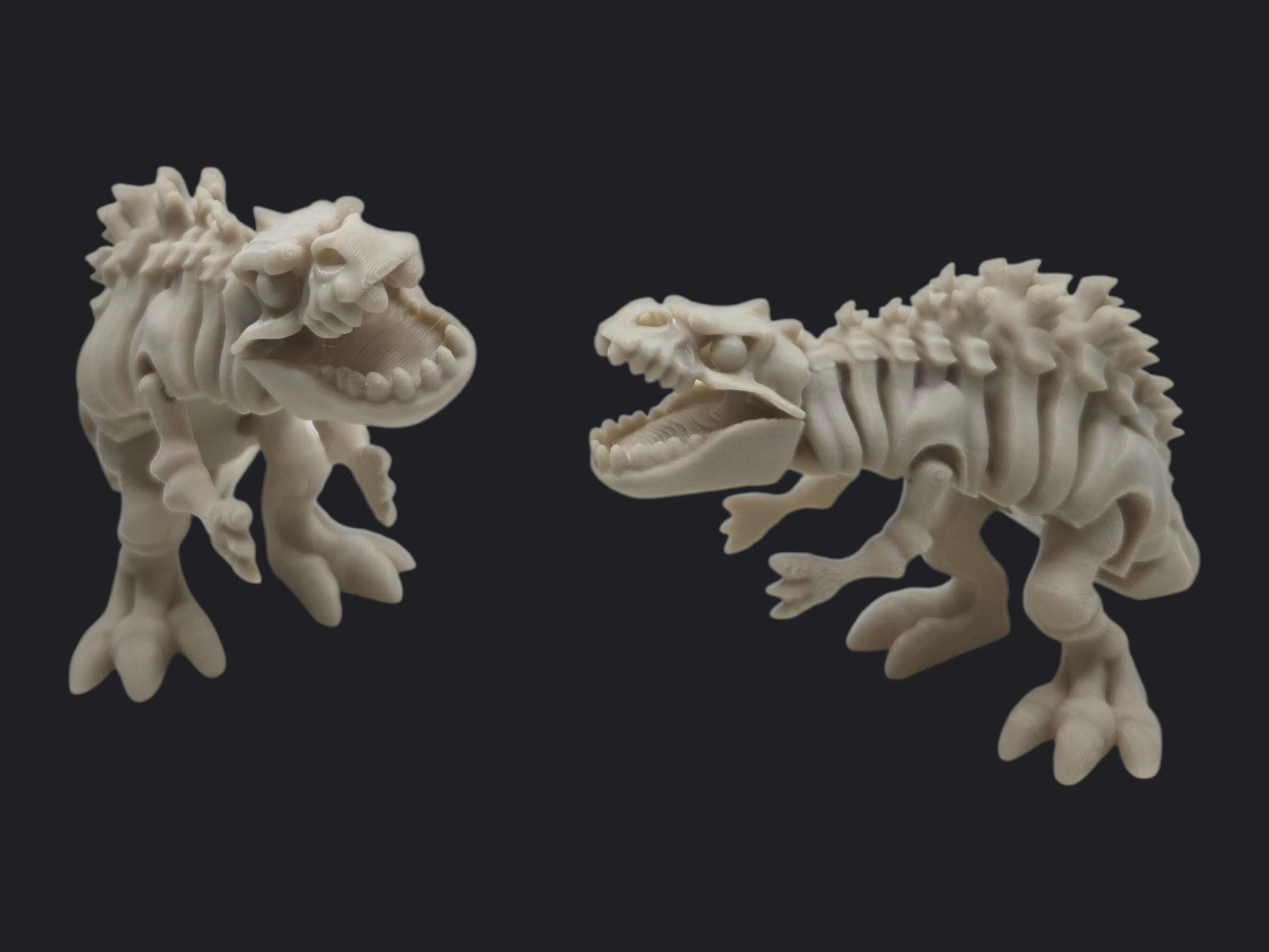 Articulated Godzilla Skeleton Flexi Fidget Toy | 3d Printed - Etsy
