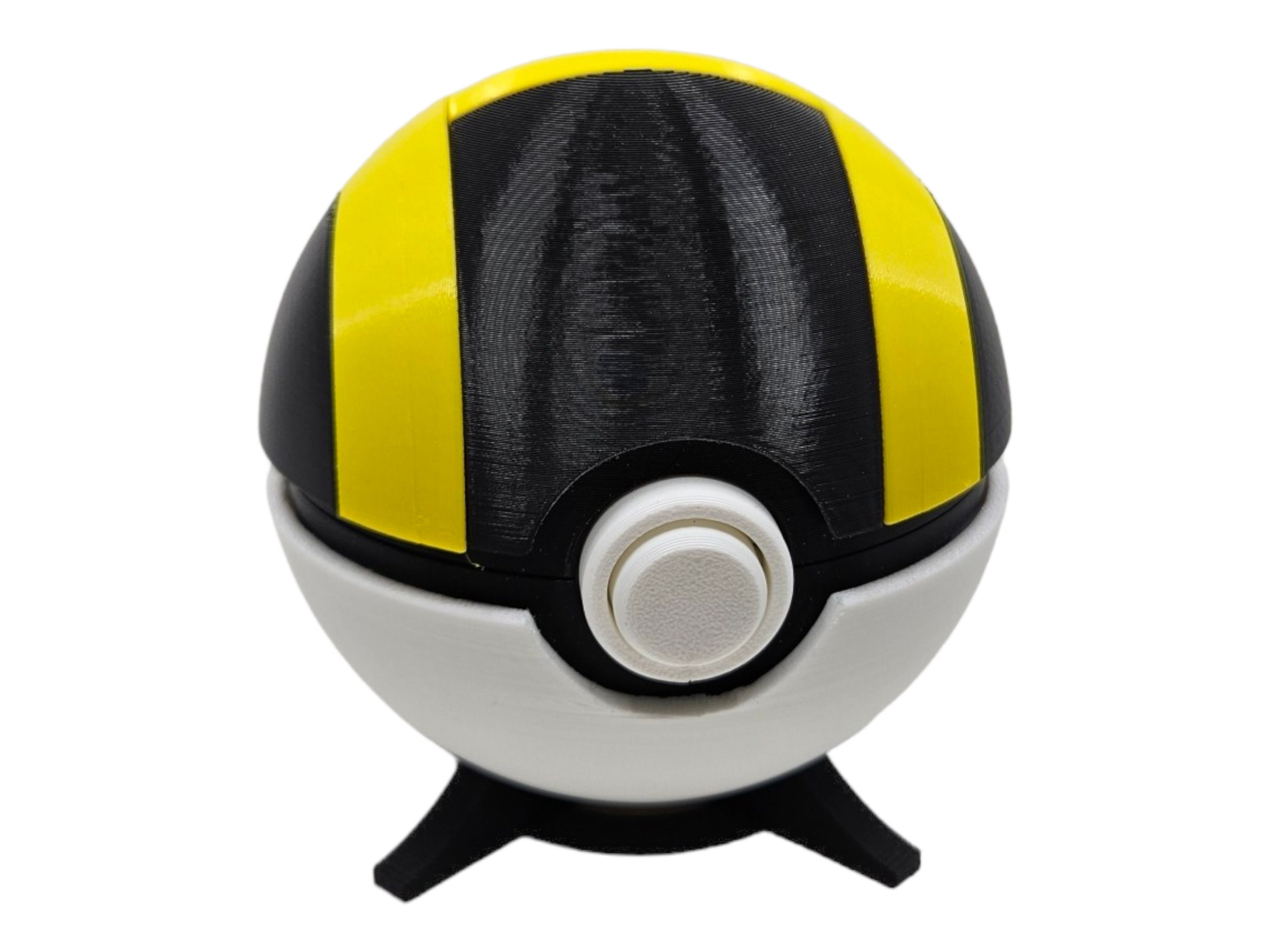 3D Printed Pokeballs With Switch Game Storage. Pokeball, Great Ball ...