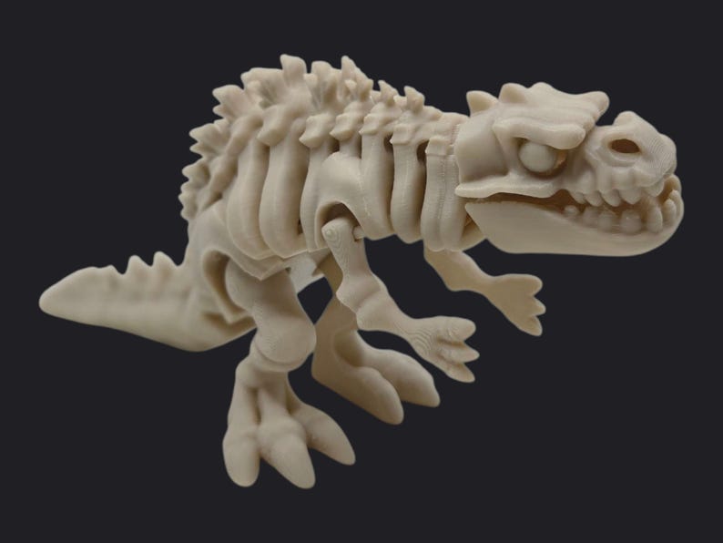 Articulated Godzilla Skeleton Flexi Fidget Toy | 3d Printed - Etsy