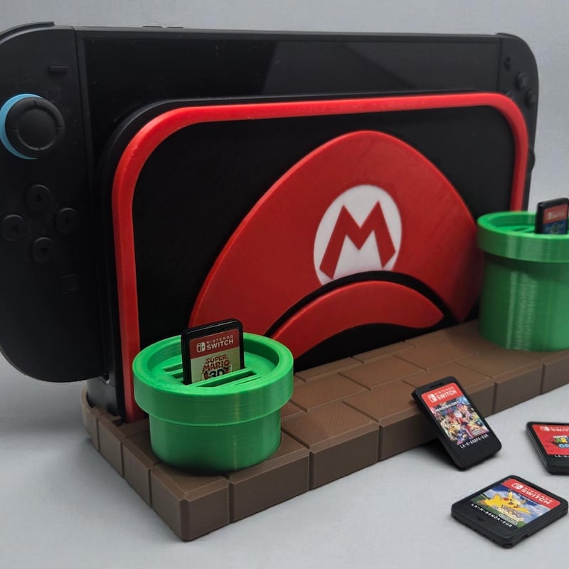 Switch 2 Dock Holder Mario - Etsy UK