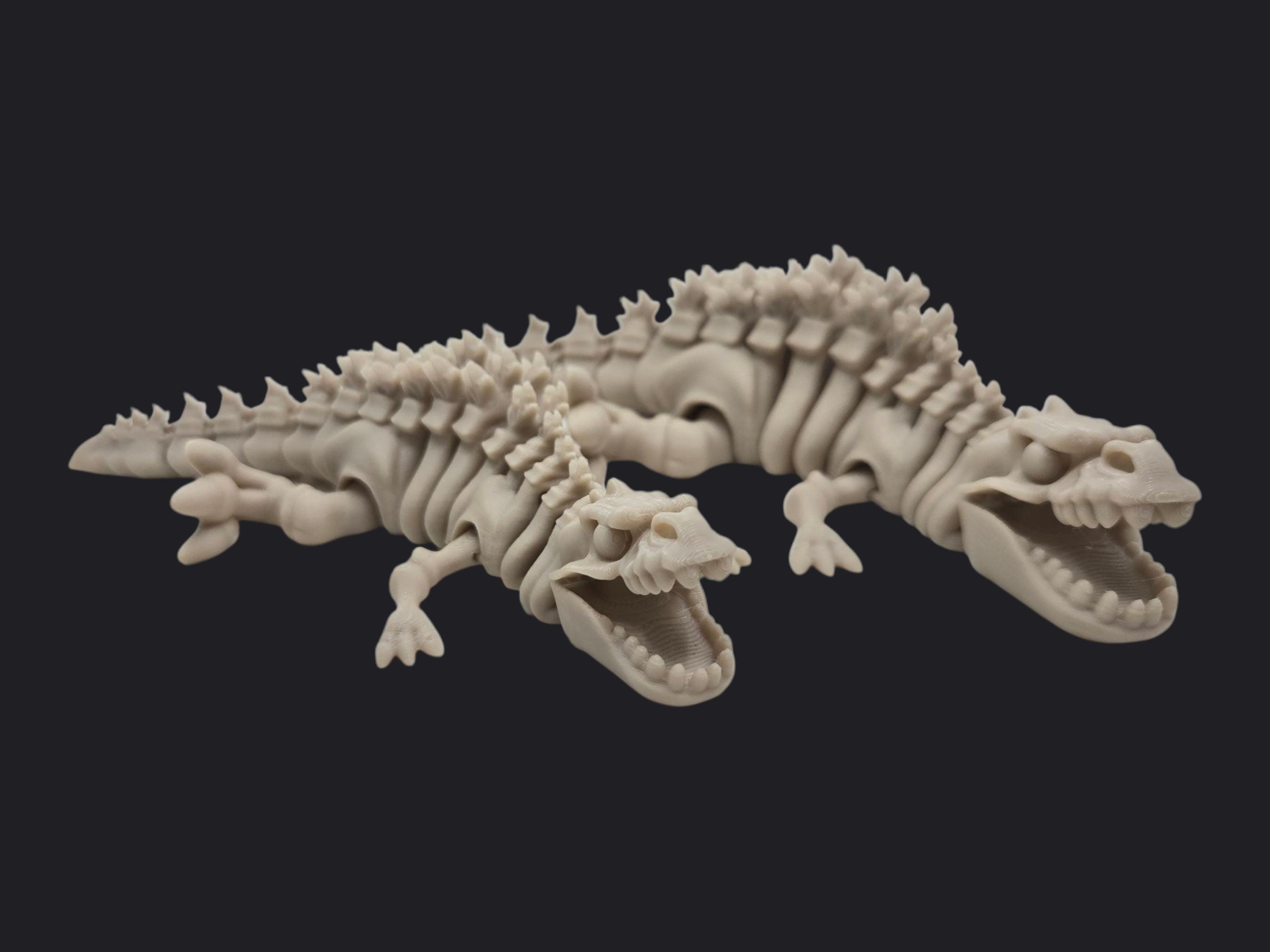 Articulated Godzilla Skeleton Flexi Fidget Toy | 3d Printed - Etsy