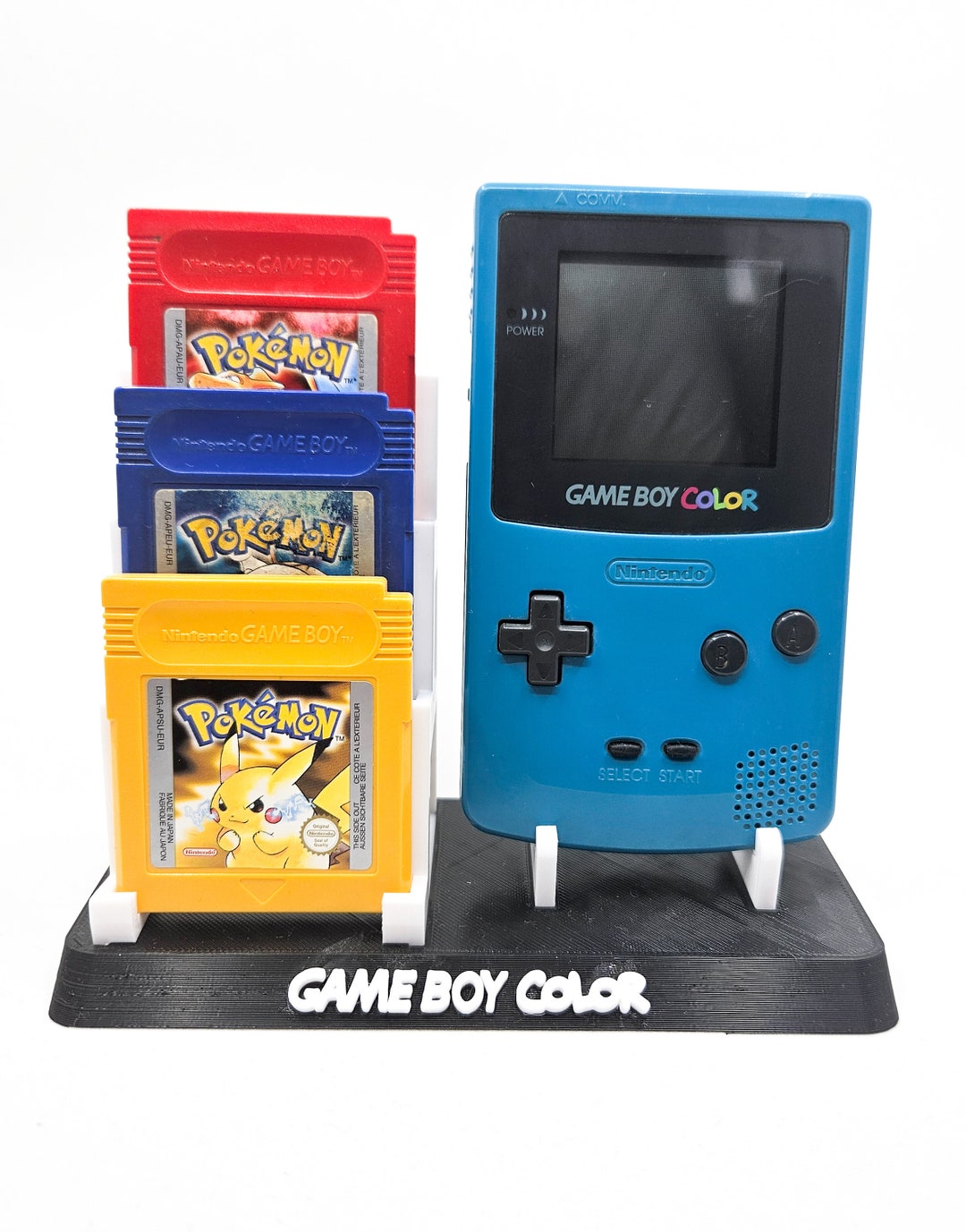 Gameboy Color 3 Game Display Stand | 3D Printed | Nintendo - Etsy