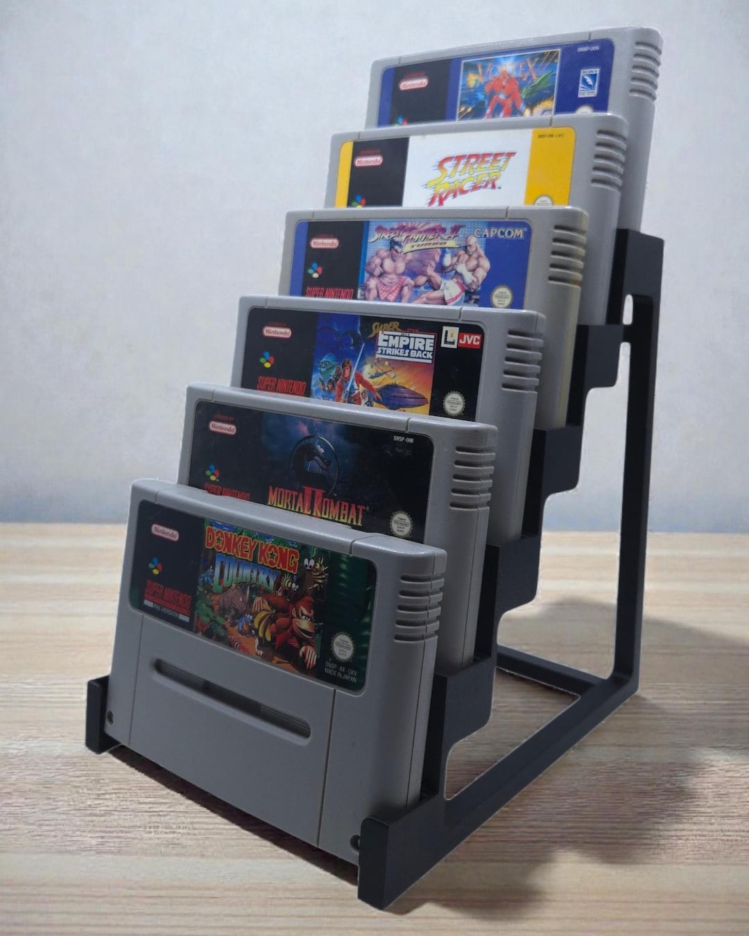 Super Nintendo SNES 6 Game Display Stand - Etsy
