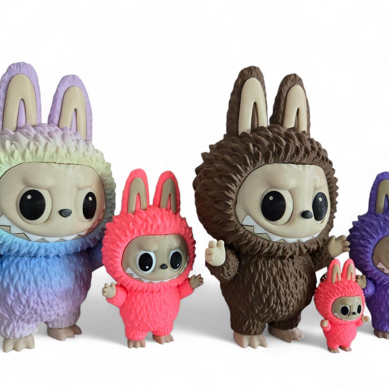 Labubu Rainbow Doll - Etsy UK