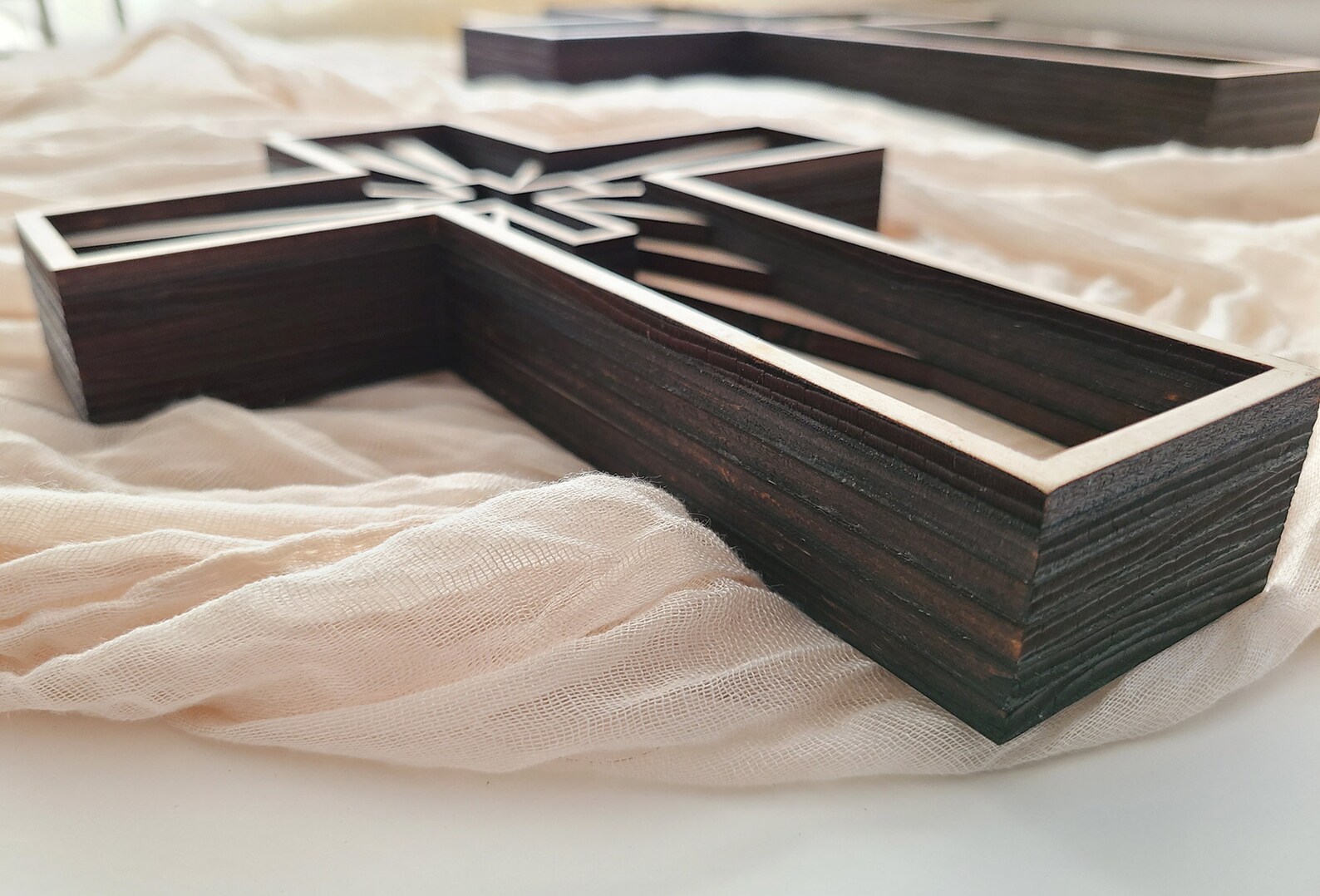 Wood Cross | Wood Wall Art | Laser Engraved Cross | Wedding Gift | Gift ...