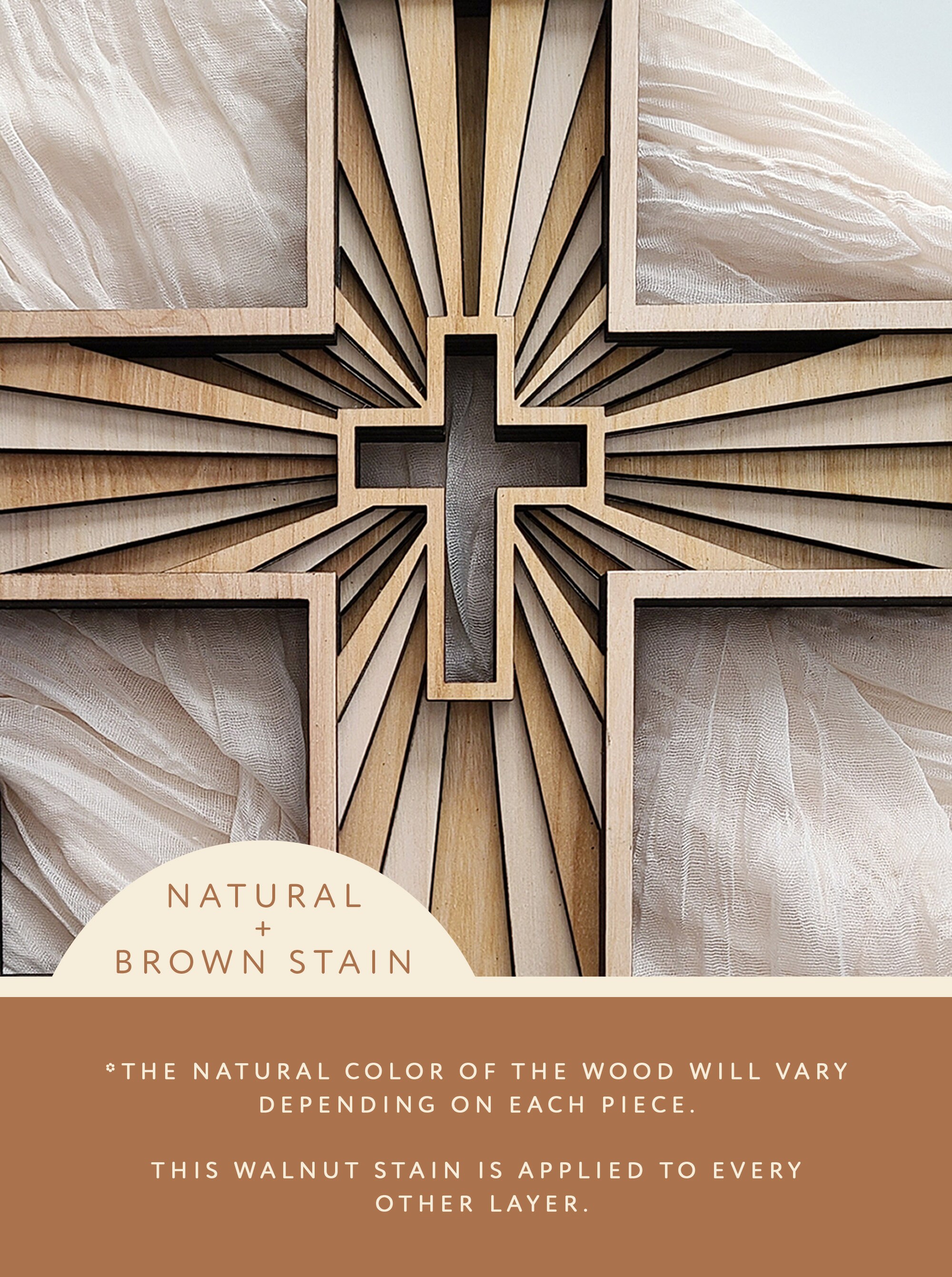 Wood Cross | Wood Wall Art | Laser Engraved Cross | Wedding Gift | Gift ...