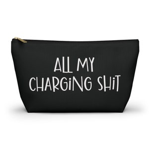 All My Charging Shit Travel Accessory Bag Accessories Pouch Headphone ...