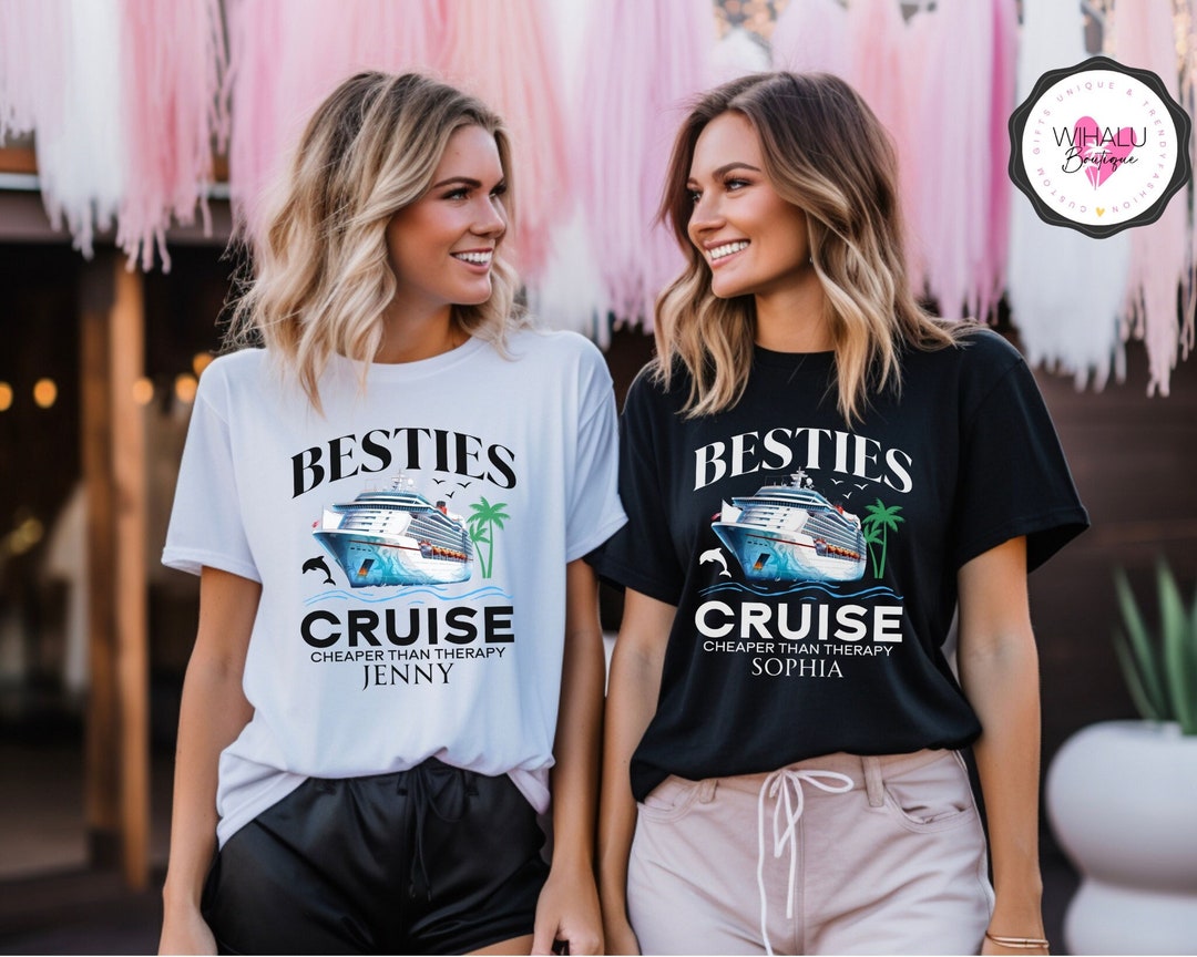 Friends Cruise Shirts Bestie Cruise Shirt for Best Friends Cruise ...