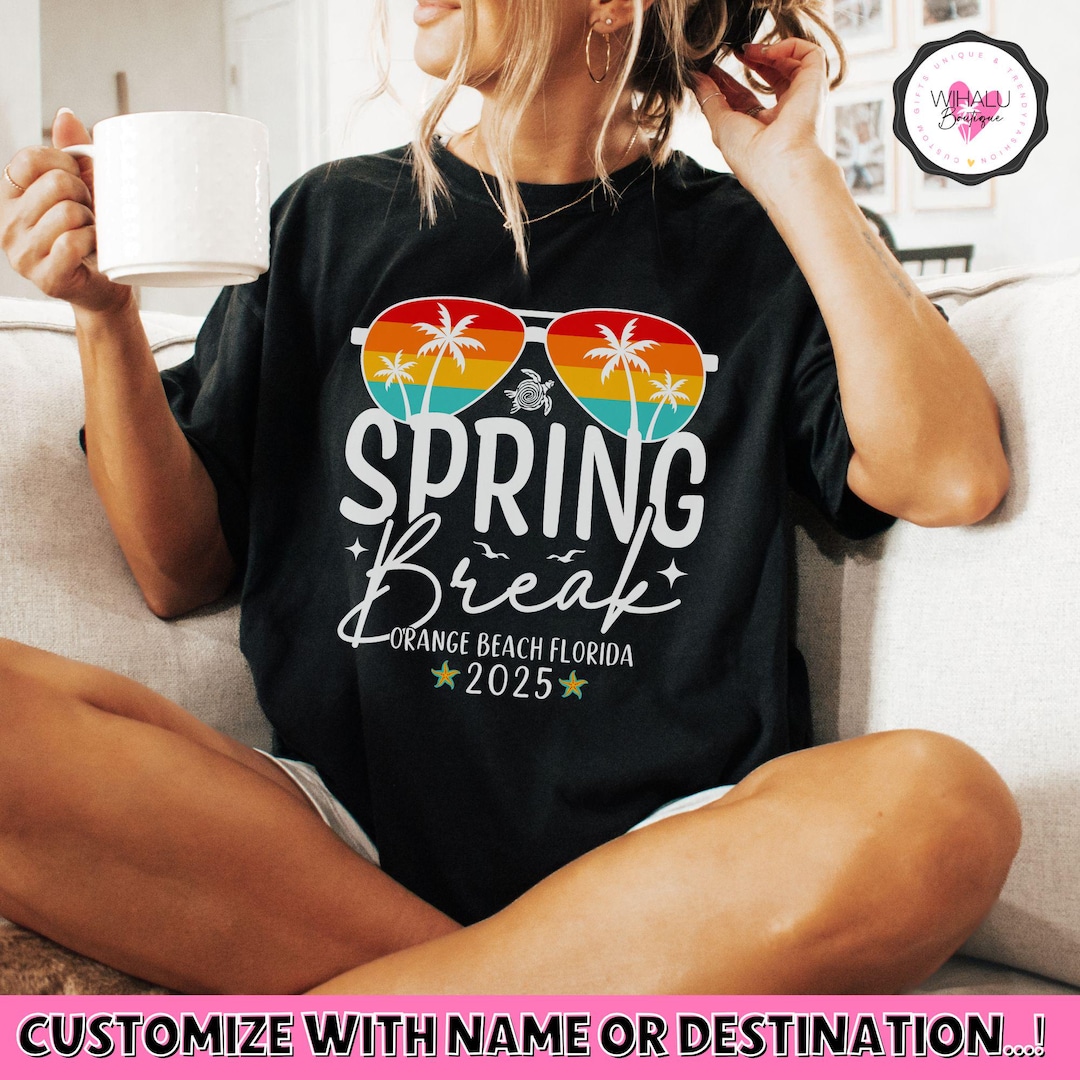 Spring Break Shirt 2026 Custom Matching Family Vacation Shirts for ...