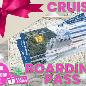 Princess Cruise Ticket Personalized Cruise Ticket Printable Ticket ...