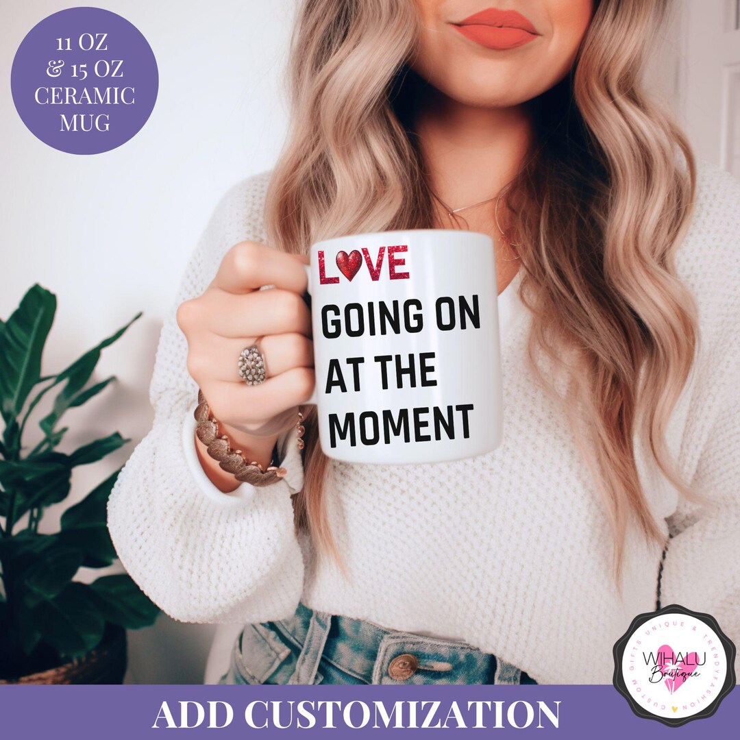 Love Going on at the Moment Faux Glitter Taylor Valentine Swifty Mugs ...